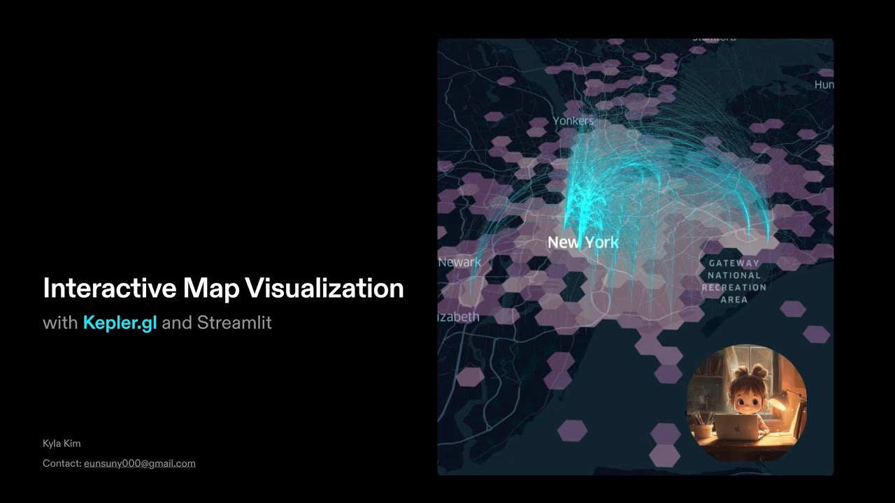 [Udemy Course]  Interactive Map Visualization with Kepler GL and Streamlit #kepler #map