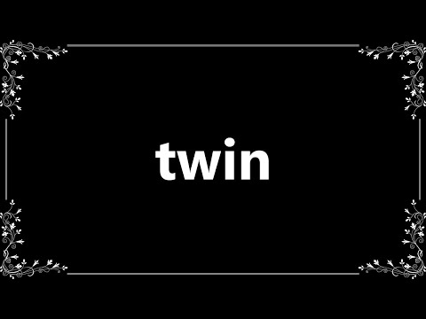 Twin - Meaning and How To Pronounce