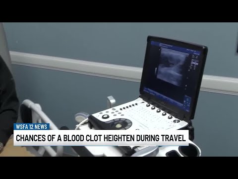 Chances of a blood clot heighten during travel