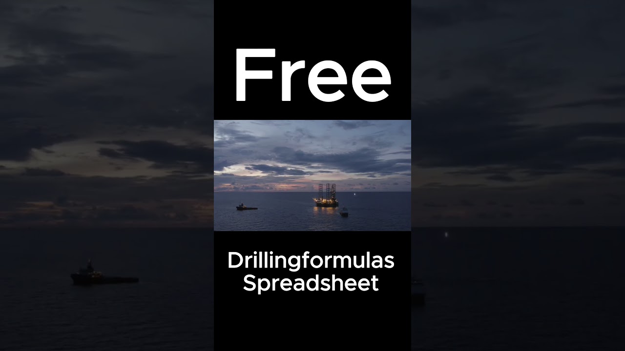 Free drilling formulas spreadsheet V 1.7