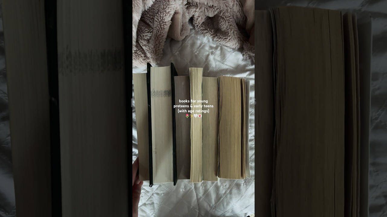 books for young preteens and early teens (with age ratings) | #booktube #books #booktok #tbr