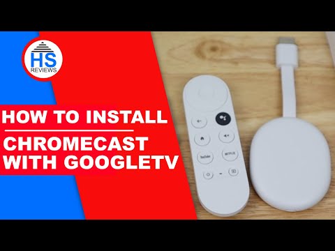 HOW TO INSTALL GOOGLE TV WITH GOOGLE HOME CHROMECAST AND GOOGLE TV INSTALL