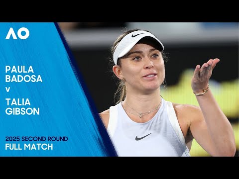 Paula Badosa v Talia Gibson Full Match | Australian Open 2025 Second Round