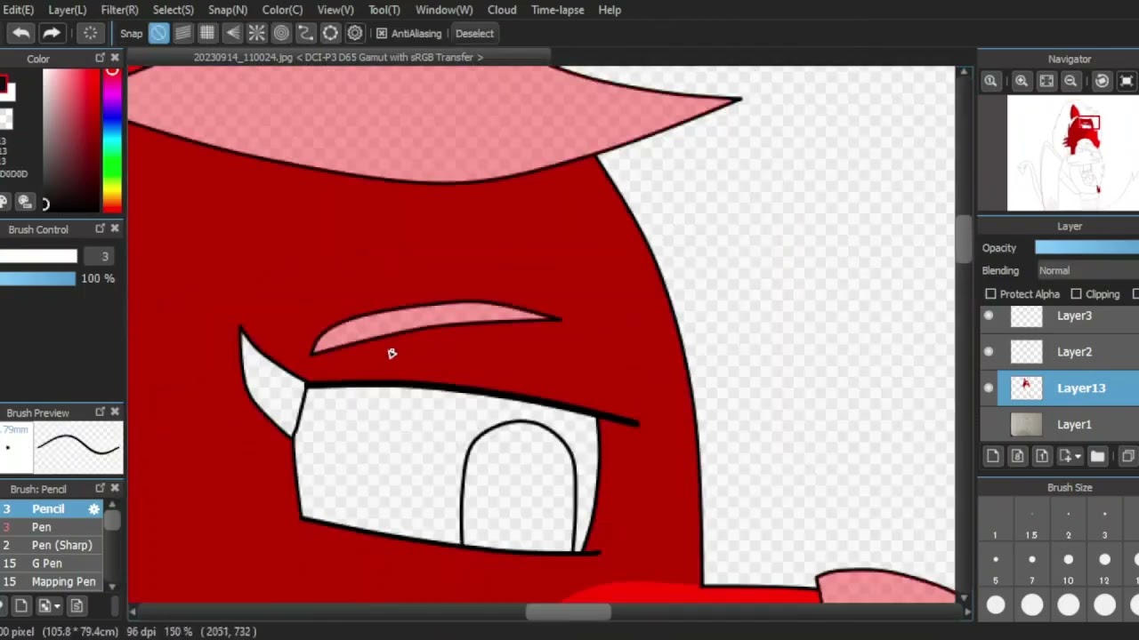Demon and Hellhound - [Helluva Boss/OC] Speed Paint 2