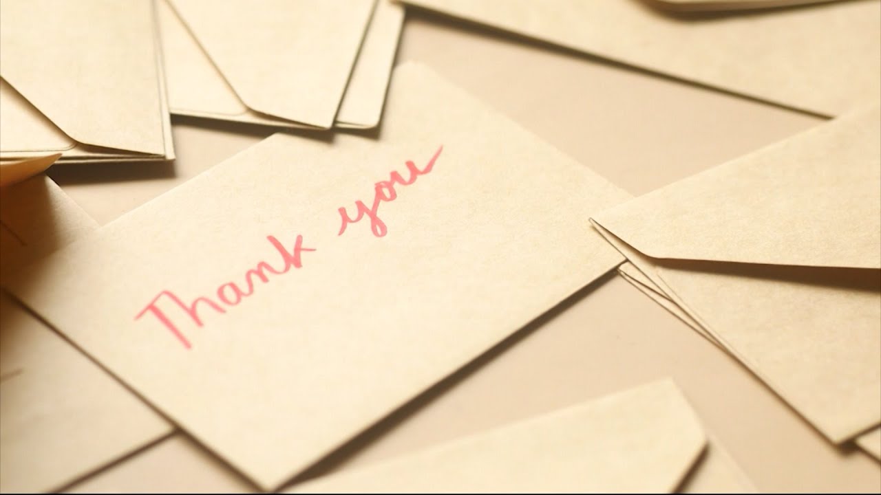 The Meaningful Art of Thank You Notes