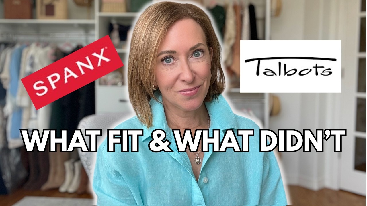 TALBOTS & SPANX TRY-ON HAUL | Elegant & Comfortable Spring Outfits #modernclassicstyle #petitestyle