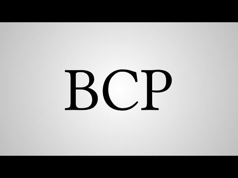 What Does "BCP" Stand For?