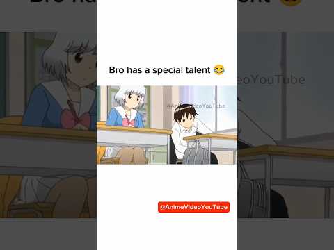 Bro has a special talent 😂 | badass anime moments #animenetwork #viral #AnimeVideosYouTube #anime