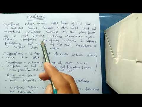 GEOSPHERE (ENGLISH)