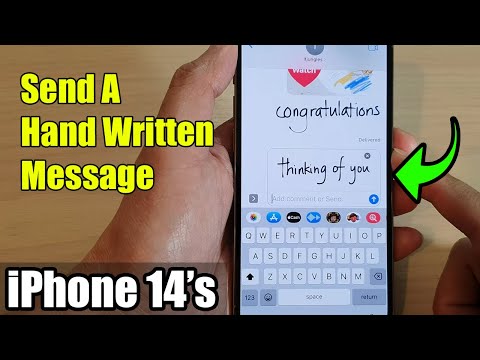 iPhone 14's/14 Pro Max: How to Send A Hand Written Message