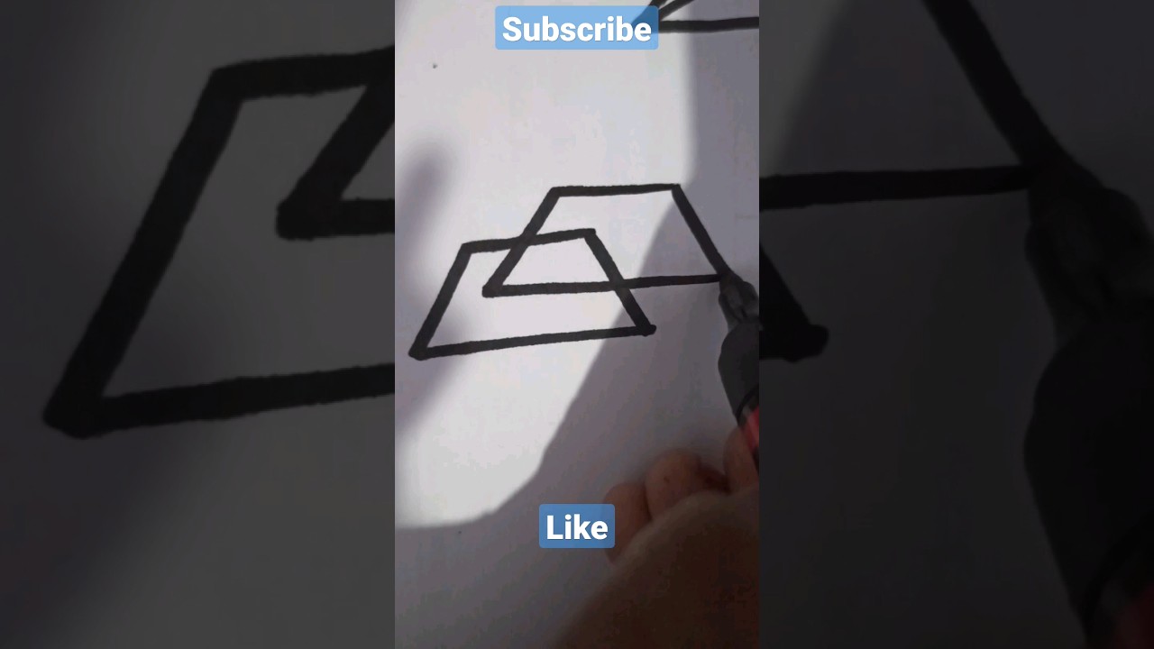 drawing prism shape / Trapezoidal 3D