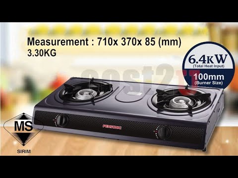 [4K] PENSONIC PGC-26N 100MM GAS STOVE COOKER #DIOR4KUNBOXING 25022022