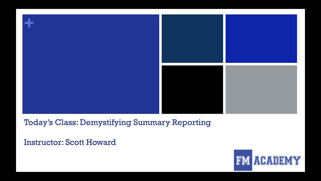 Demystifying Sub Summary Reporting