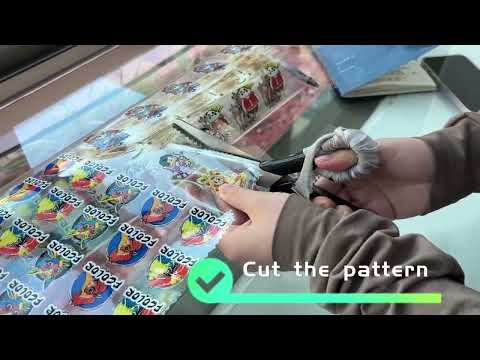 DTF UV Printer work video