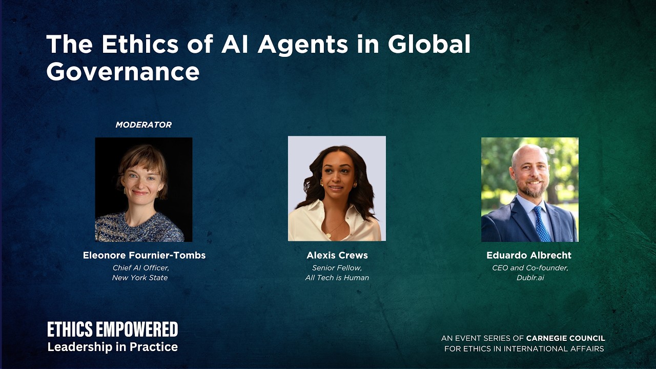 The Ethics of AI Agents in Global Governance
