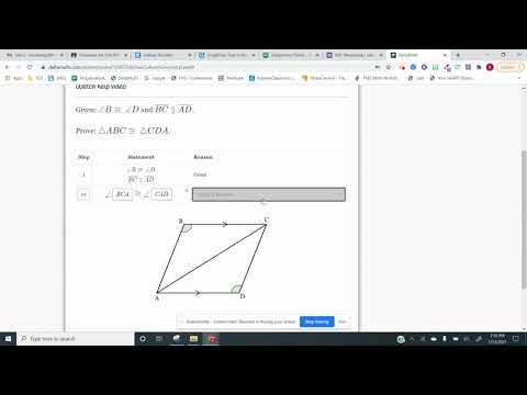 How to complete proofs in Delta Math