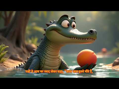 The Crocodile and Monkey 🐒 stories, Bandar aur Magarmach ki Kahani 🐊 🐊 🐊