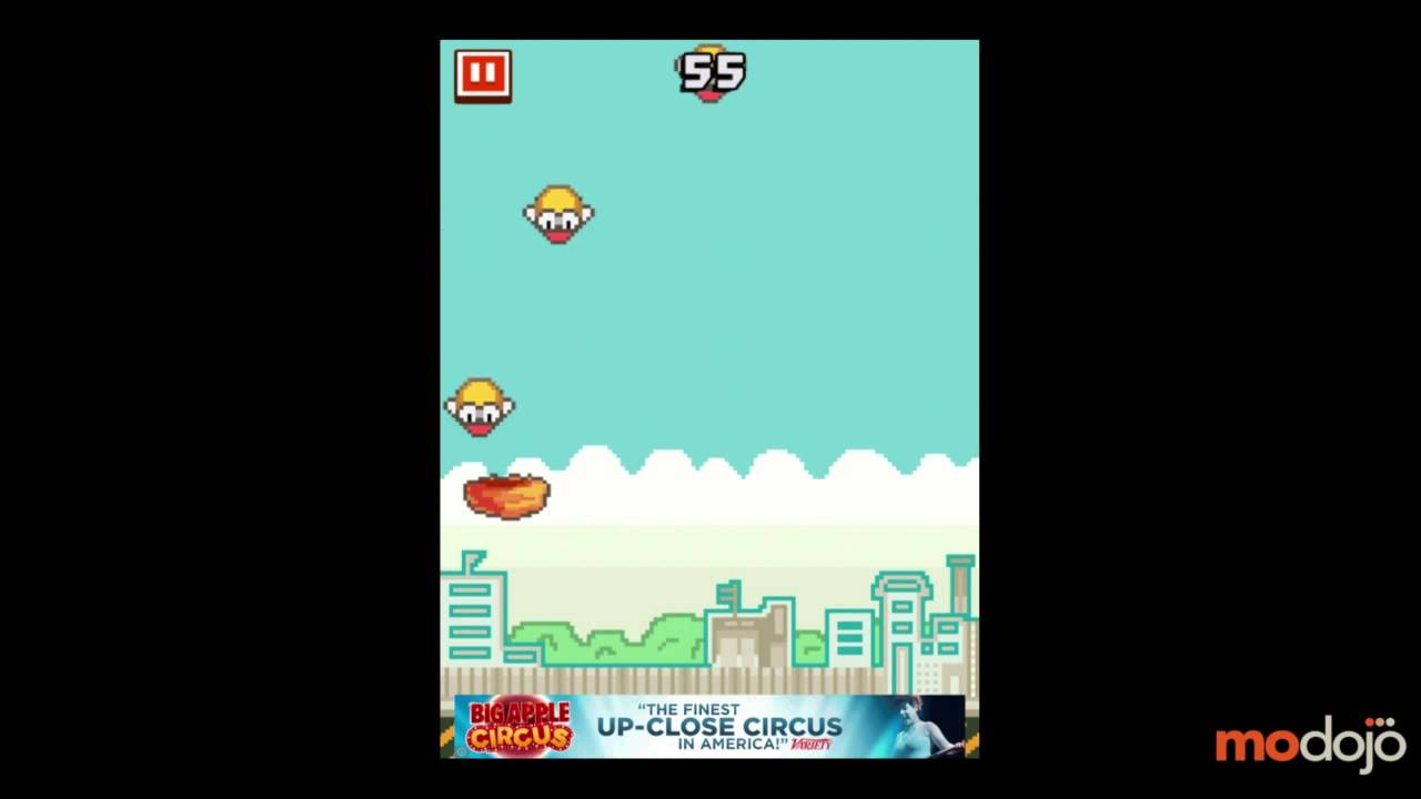 Flappy Fall - High Score 161 (iPhone/iPad)