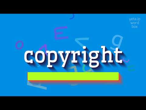 How to say "copyright"! (High Quality Voices)