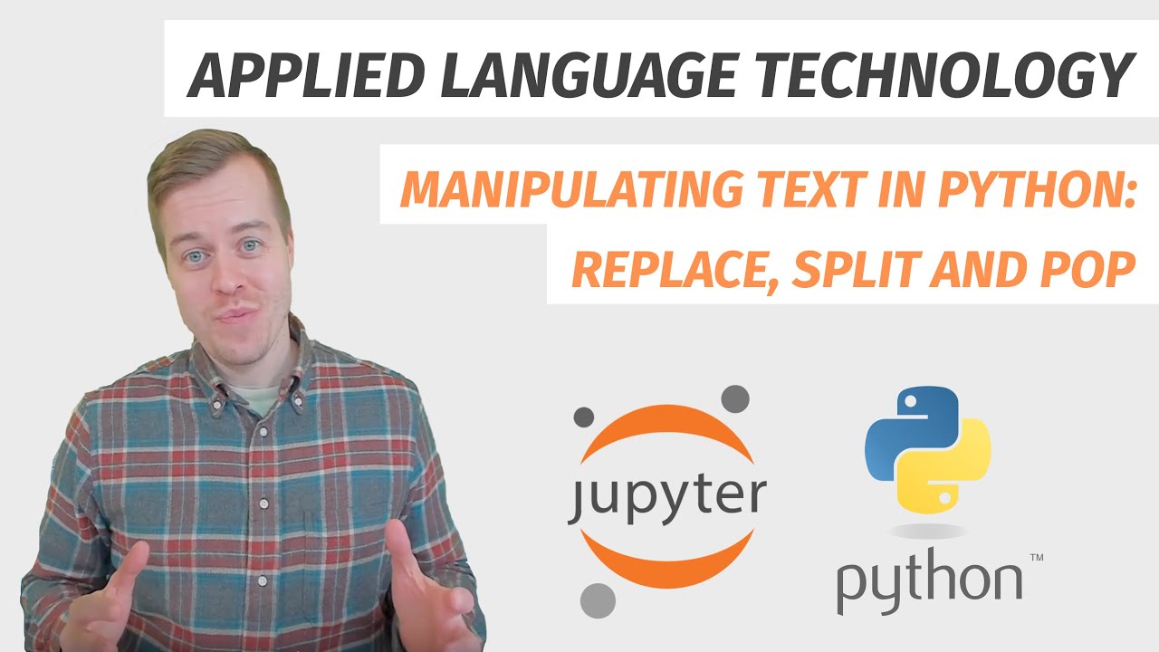 Manipulating text in Python: replace, split and pop