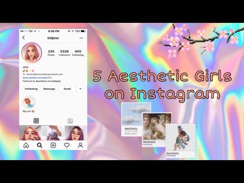 5 Aesthetic Girls On Instagram//