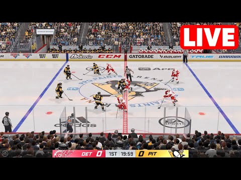 NHL LIVE🔴 Pittsburgh Penguins vs Detroit Red Wings - 27th March 2022 | NHL Full Match