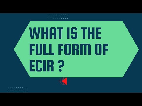 ECIR FULL FORM PART (576)