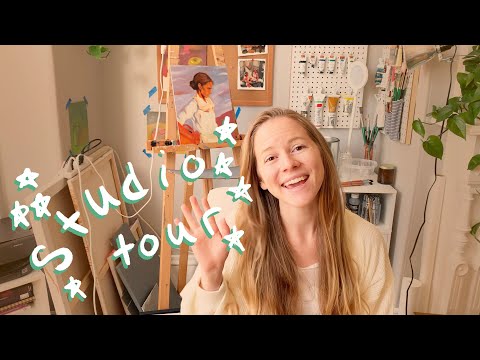 Studio Tour - my home art studio in San Francisco