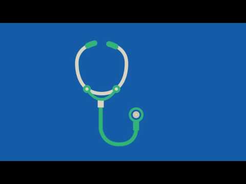 Medical Stethoscope Blue Screen - Green Screen Footage