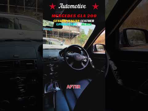 Mercedes C200 Full Black Interior Customization🔥Custom Seat Covers & Premium Interior Upgrade Orchis