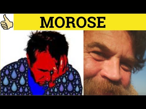 đĩ Morose Meaning - Morosely Examples- Morose Definition - Morose Defined - Morose Explained