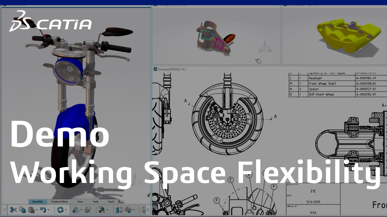 CATIA 3DEXPERIENCE | Working Space Flexibility