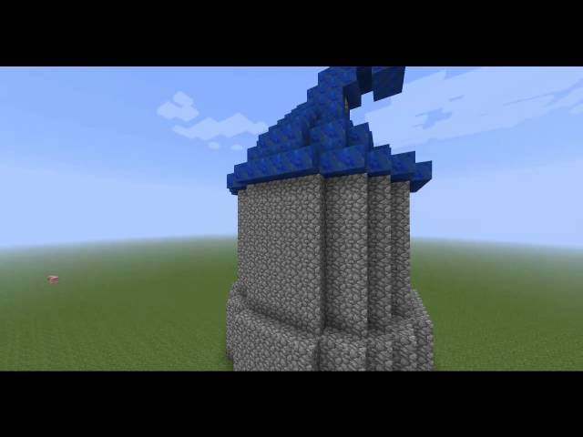 Basic Mage/Wizard Tower w/ Wizard Hat Roof! Minecraft Map