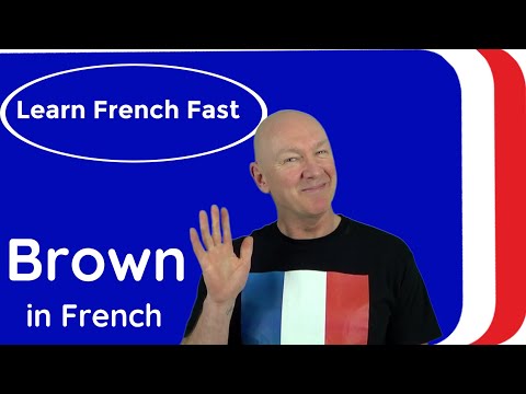 Learn French | How to Say "Brown" in French | Learn French Language