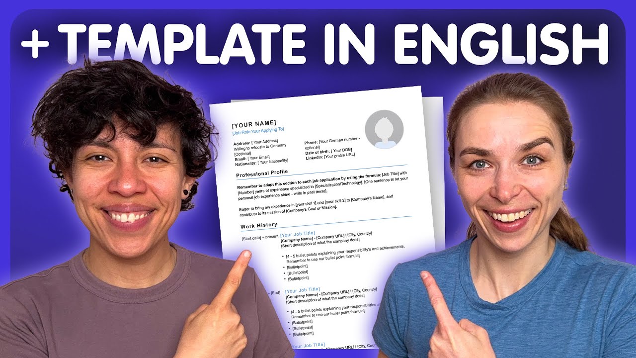 German CV Format for a Job [2025 Update]