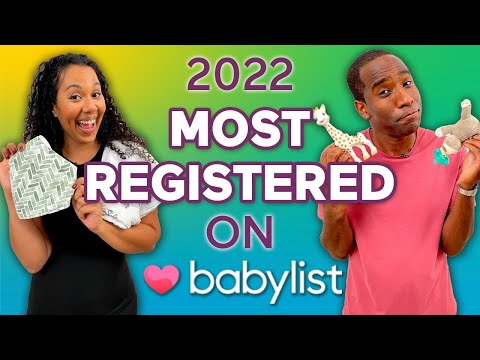 Trying the Top 10 MOST REGISTERED Baby Products of 2022!