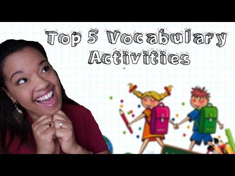 Teaching Vocabulary Activities and ESL Teaching Games for ESL Learners