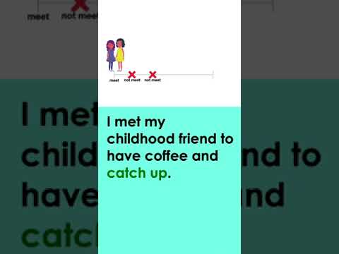 Three Different Meanings of the Phrasal Verb Catch Up