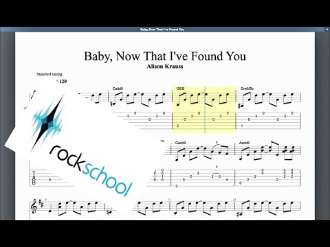 Baby, Now That I've Found You Rockschool grade 4 Acoustic Guitar