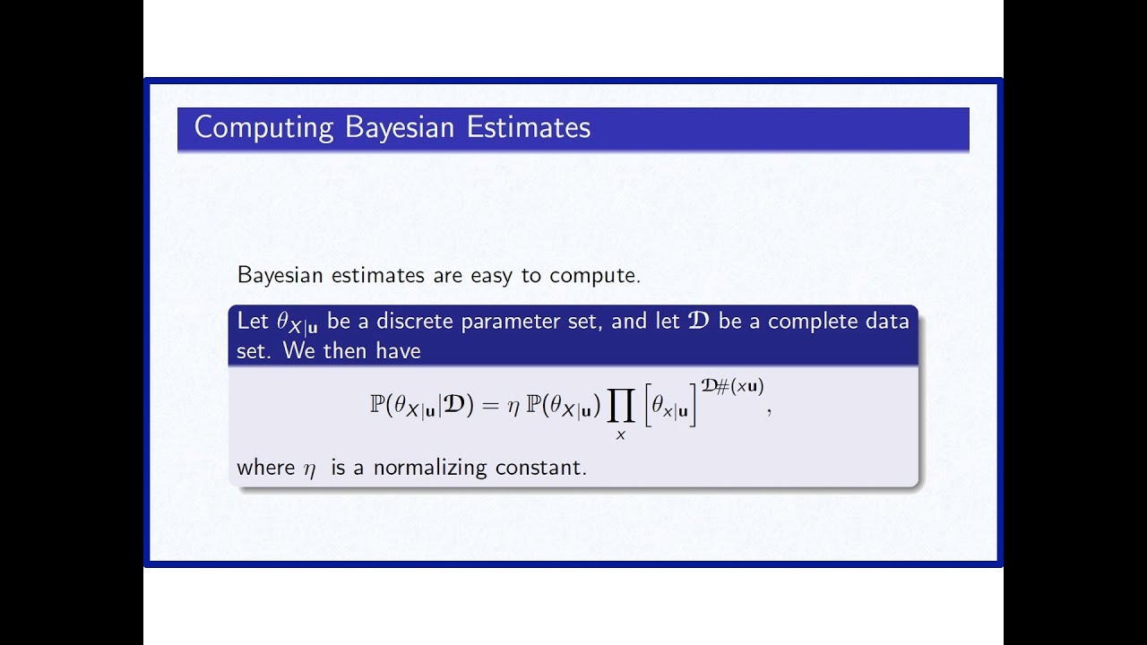 13b. Bayesian Learning: Discrete Parameter Sets II (Chapter 18)