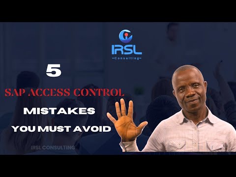 The 5 biggest SAP GRC ACCESS CONTROL mistakes you can easily avoid