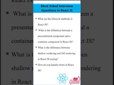 React JS interview Questions | Tips and Tricks