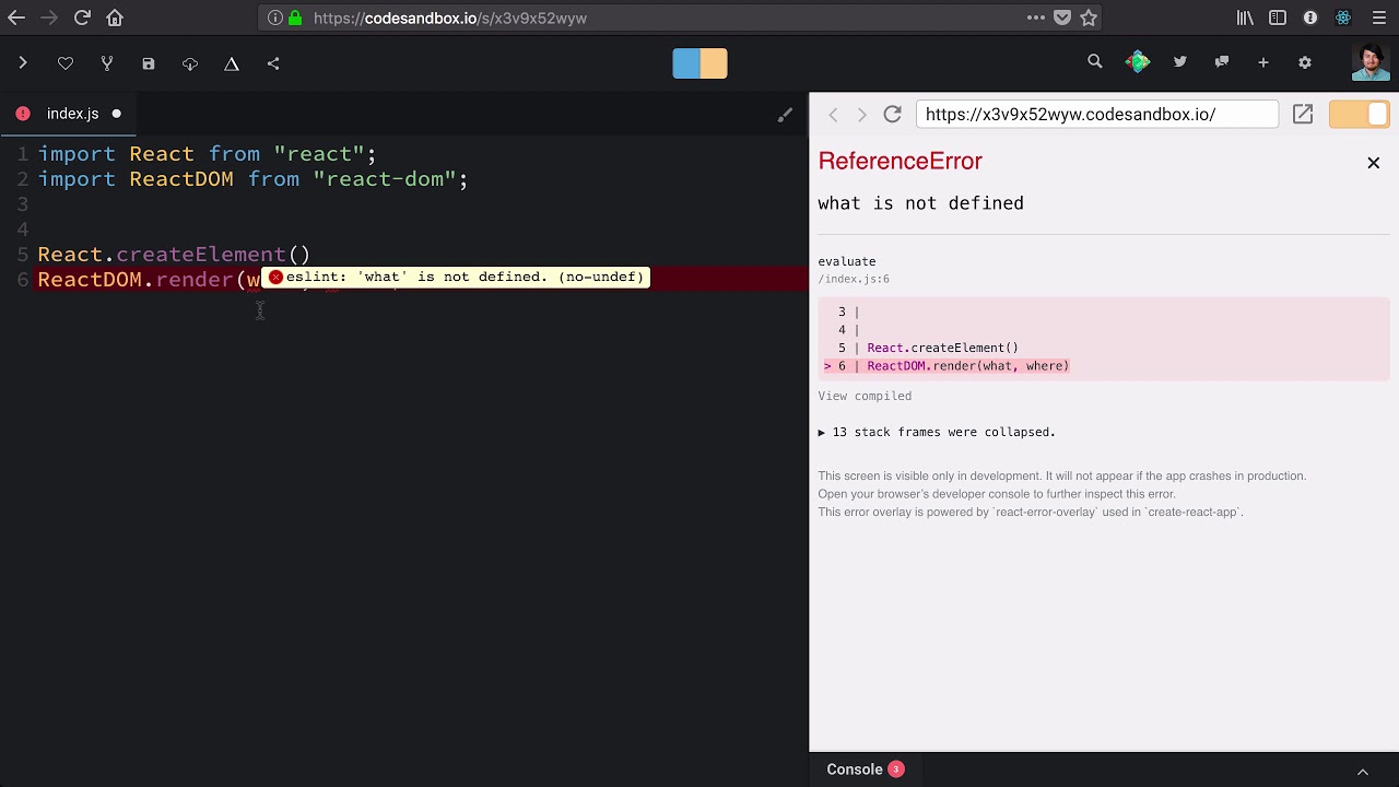 ReactDOM.render and React.createElement | Essential React
