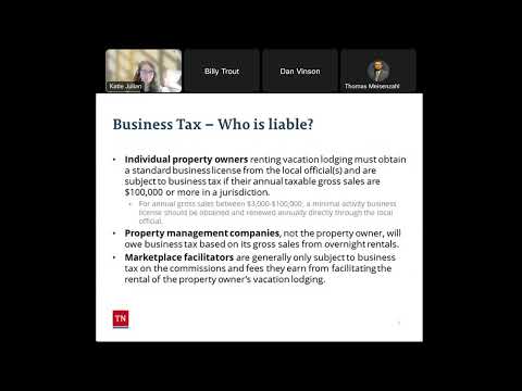 Taxation for Short Term Vacation Rentals