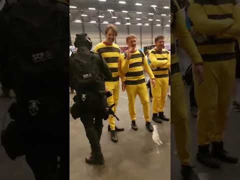 Daltons arrested by swat team #funny #cosplay #convention #factsconvention