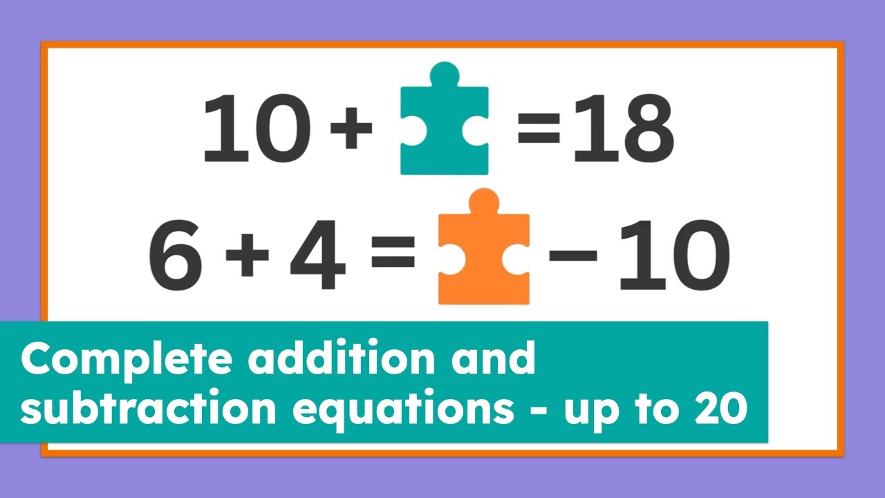 Find the Missing Number! Fun Addition & Subtraction Equations