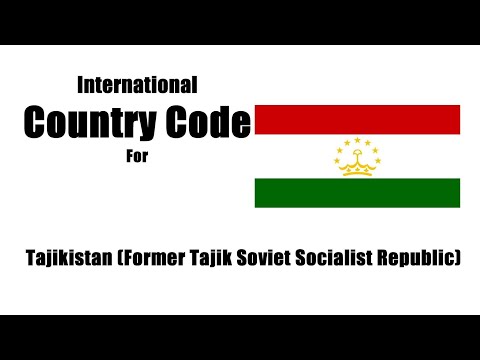 How do I call Tajikistan? tajikistan international country phone code
