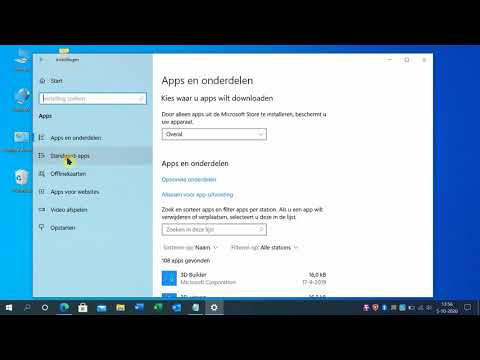 W10-0019 Google Chrome instellen als standaard webbrowser in Windows 10