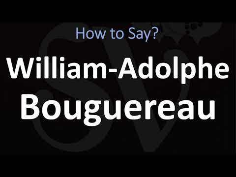 How to Pronounce William-Adolphe Bouguereau?