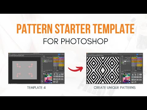 Design Patterns in Photoshop Using A Template